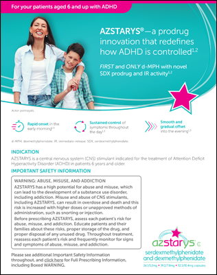 Adult ADHD Treatment | AZSTARYS® HCP